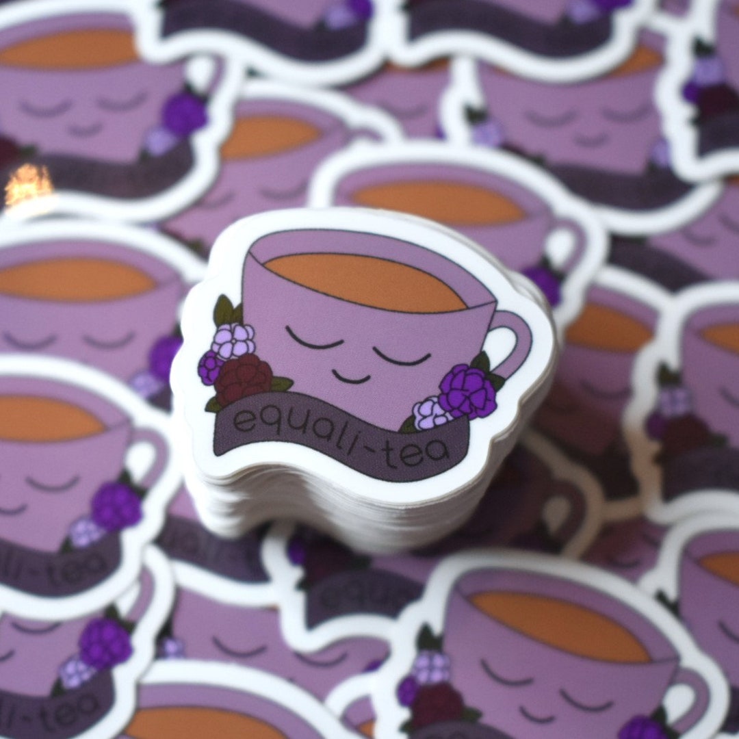 Equality Tea Sticker Scrap Booking Decoration - Etsy