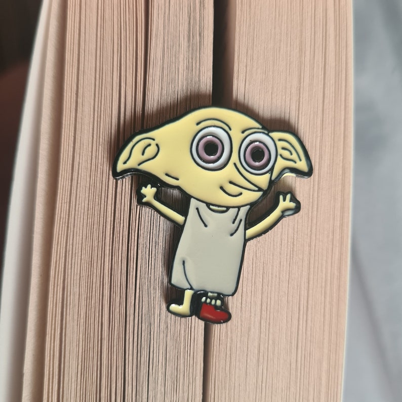 Dobby Sock Enamel Pin Badge Brooch Book Lovers Readers - Etsy UK