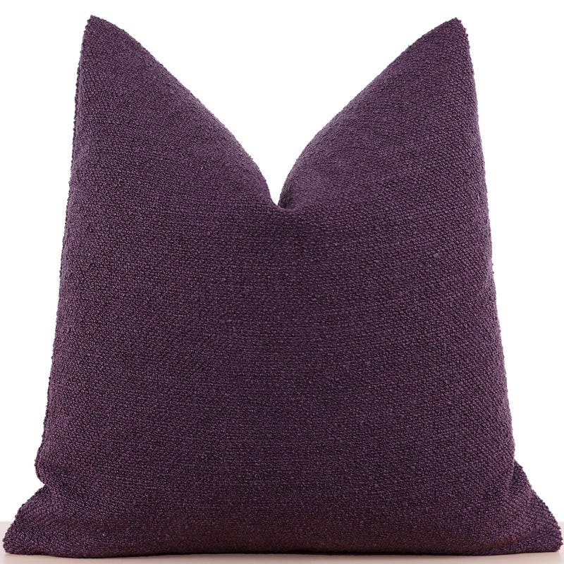 Purple Throw Pillow - Etsy