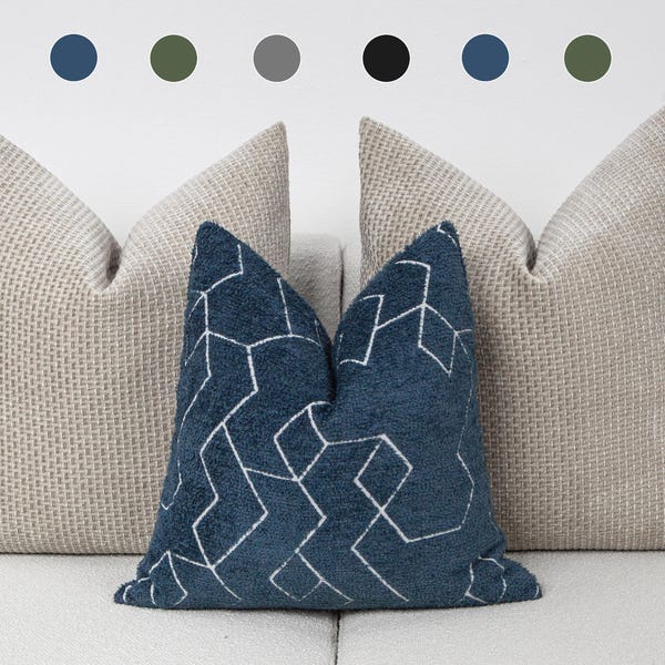 Geometric Pillows - Etsy