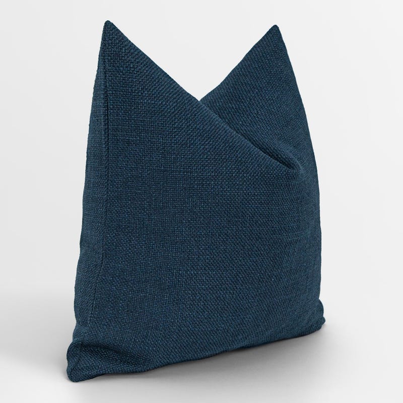 14 Square Blue Pillow - Etsy