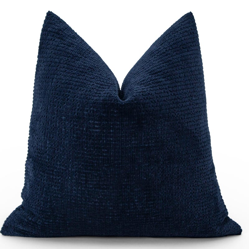 Navy Pillow - Etsy