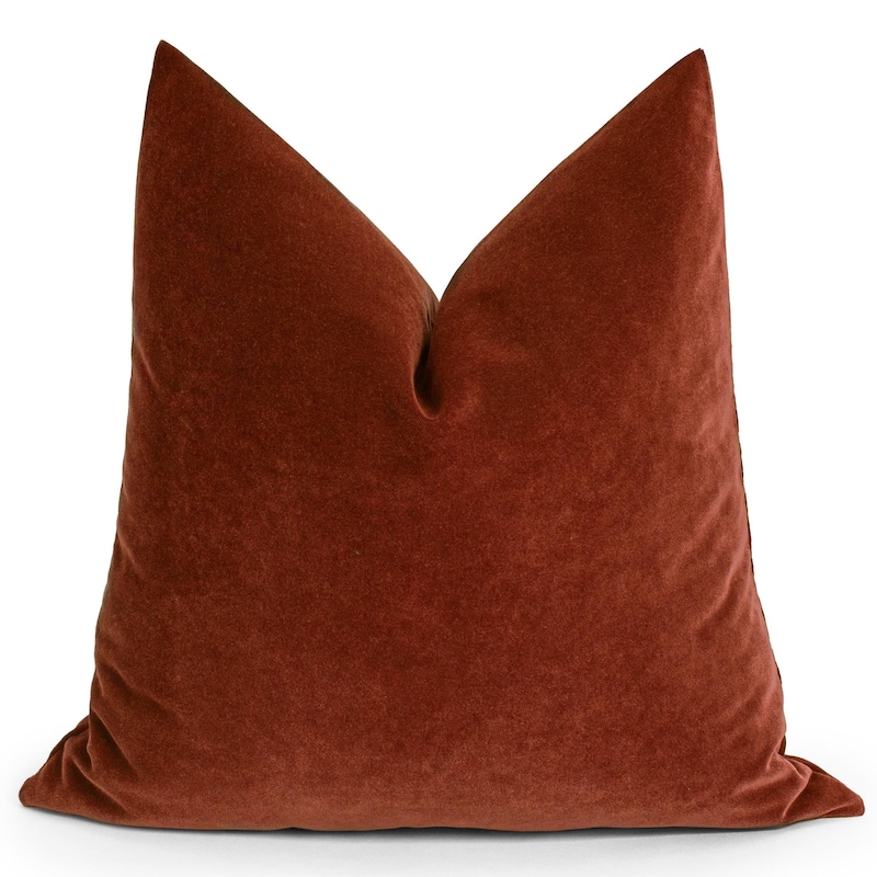 Rust Corduroy Pillows - Etsy