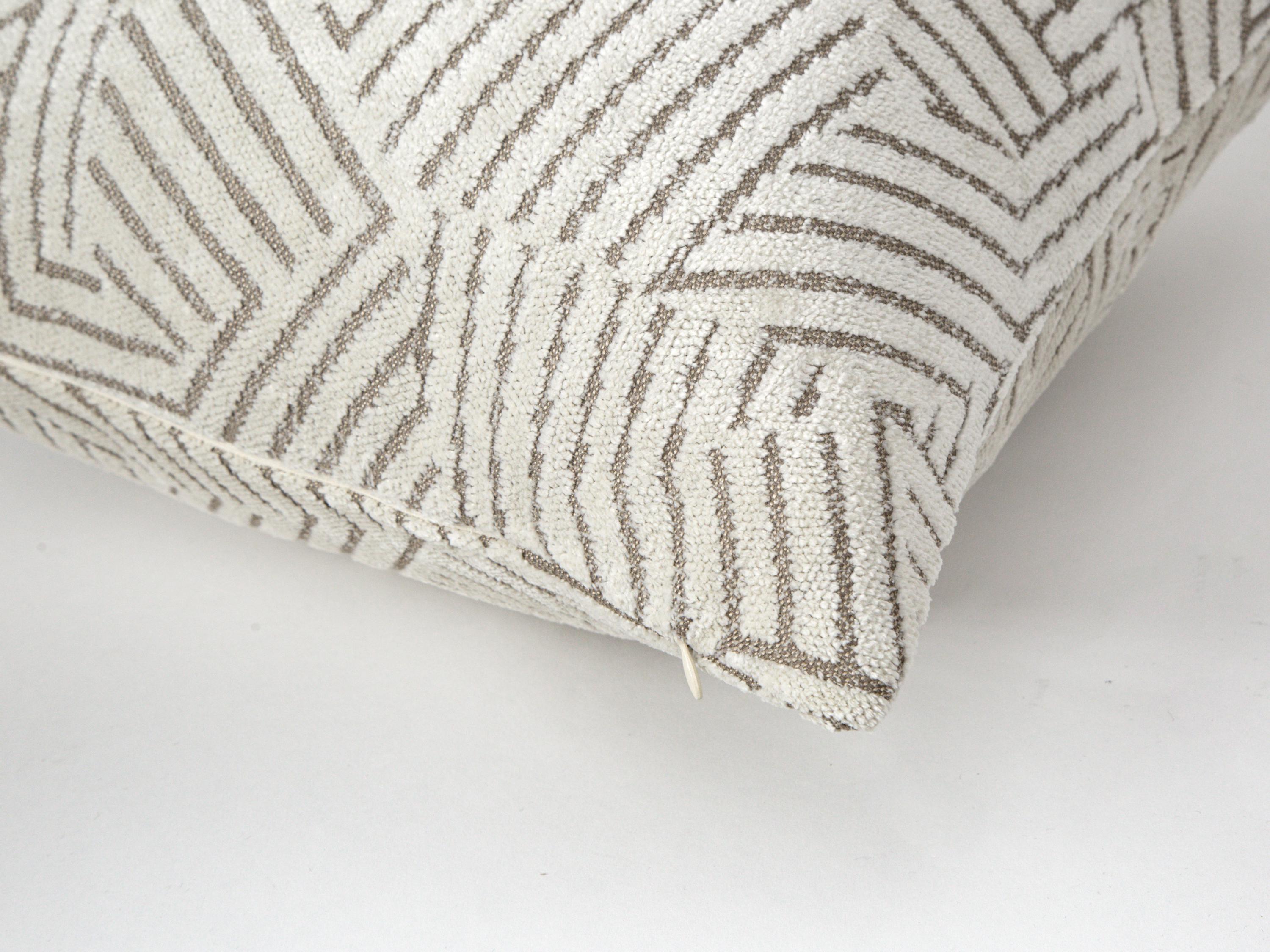 Cream Geometric Textured Pillow Cover | Soft Neutral Throw Pillow - Etsy