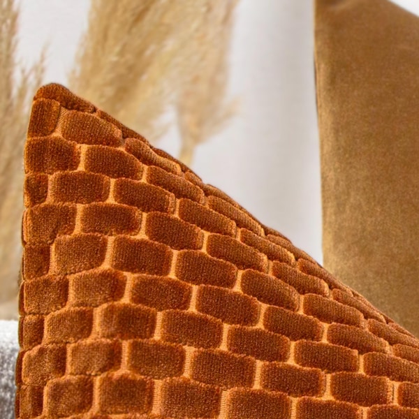 Rust Pillow - Etsy