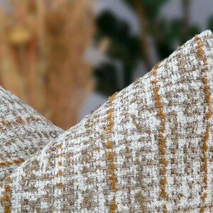 Colorful Textured Pillow Cover Striped Throw Pillow Boho Euro Sham ...