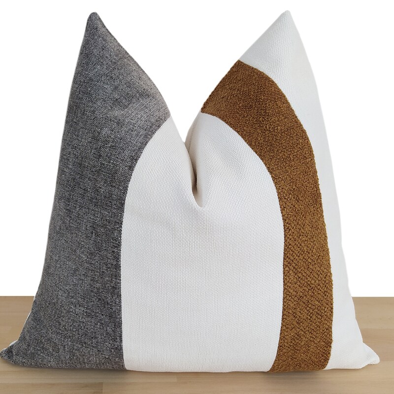 Color Block Pillow - Etsy