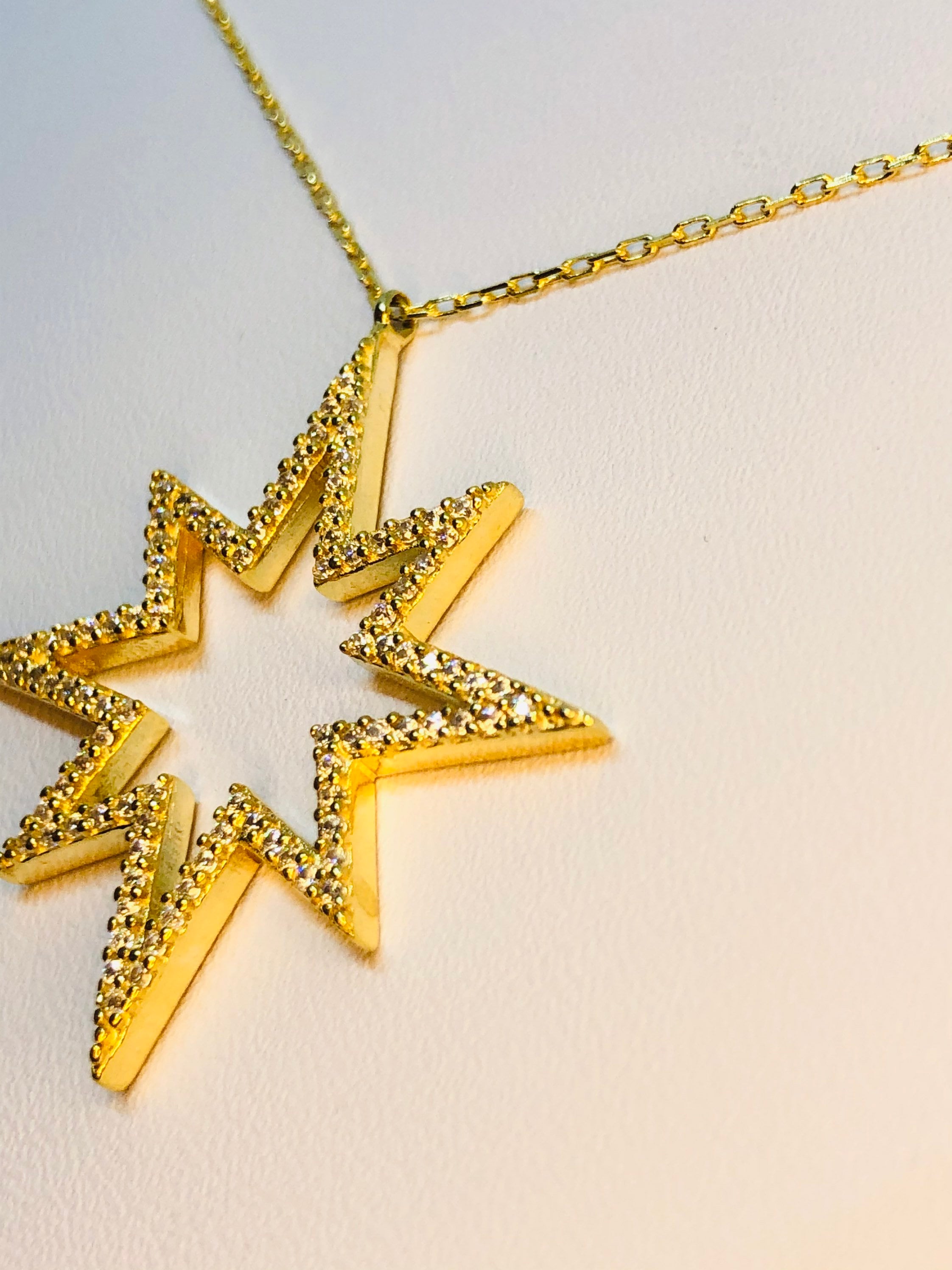 Collar de estrellas Collar de moda Collar delicado Regalo | Etsy