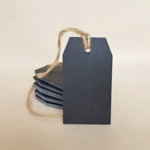 Black Slate Personalised Tags With Labels Chalk Pen | Home Pantry Food ...