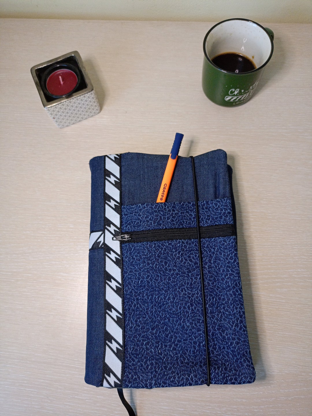 Book Cover, Denim Fabric Protector for Hardcover & Paperback Books ...