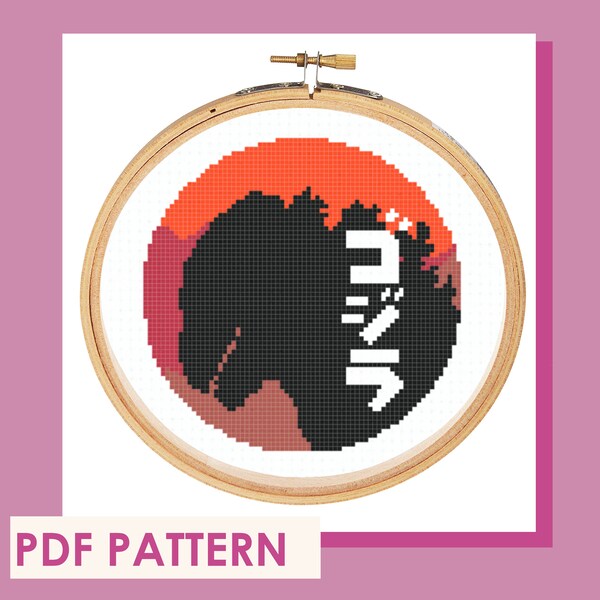 Godzilla Pattern - Etsy