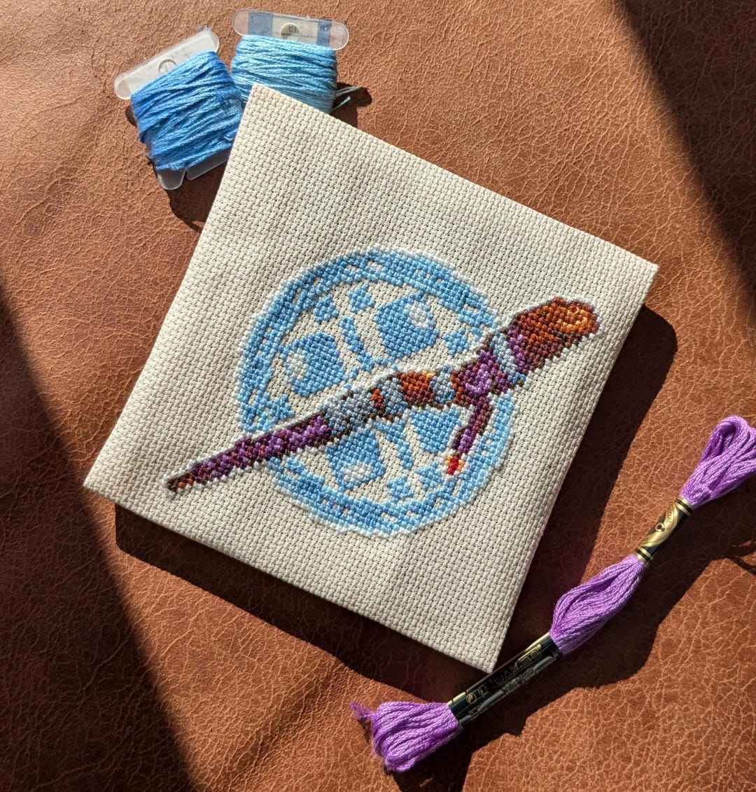 Fern's Staff - Frieren Digital Cross Stitch Pattern - Etsy
