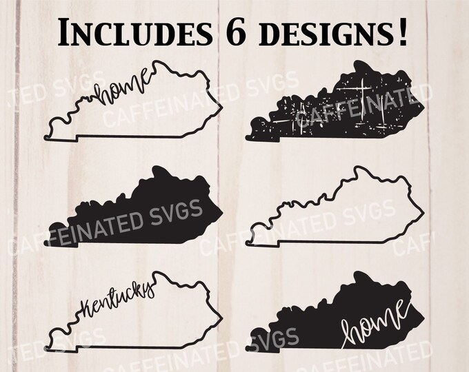 Kentucky SVG, My Old Kentucky Home SVG, Kentucky Shape SVG, Kentucky ...