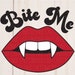 Bite Me SVG | Vampire Lips SVG | Vampire Svg | Vampire Fangs Svg ...