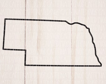 Nebraska Outline Png - Etsy