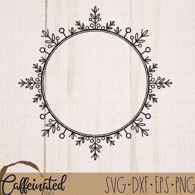 Christmas Frame Svg - Etsy