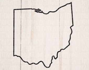 Ohio Outline Dxf - Etsy