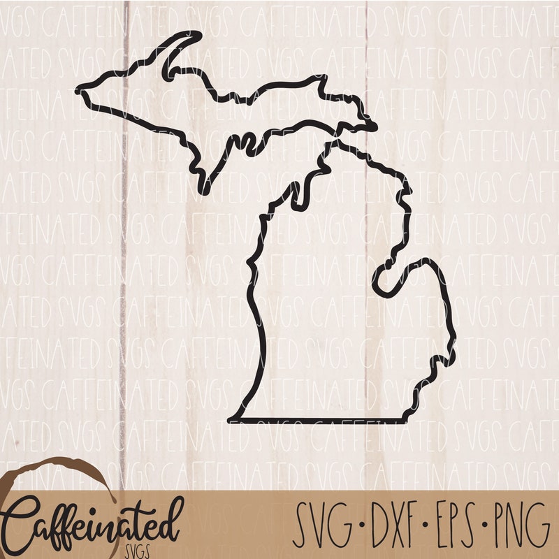 Michigan Svg - Etsy