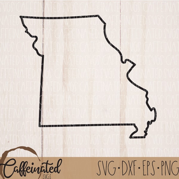 Missouri Outline Svg - Etsy