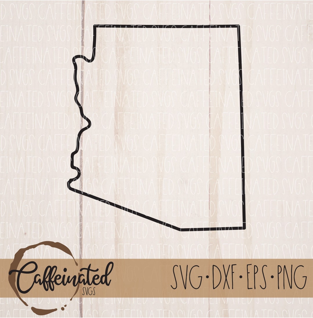 Arizona SVG Arizona State SVG Arizona Outline Svg - Etsy