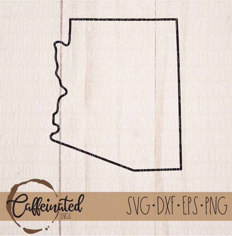 Arizona SVG Arizona State SVG Arizona Outline Svg | Etsy