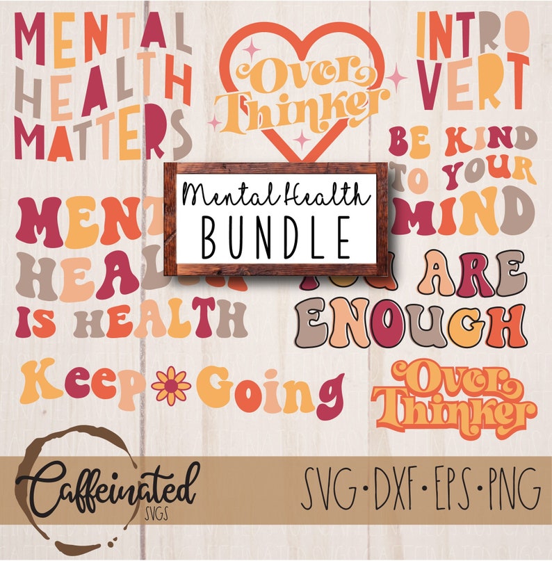 Mental Health SVG Bundle, Mental Health Svg, Mental Health Matters Svg ...