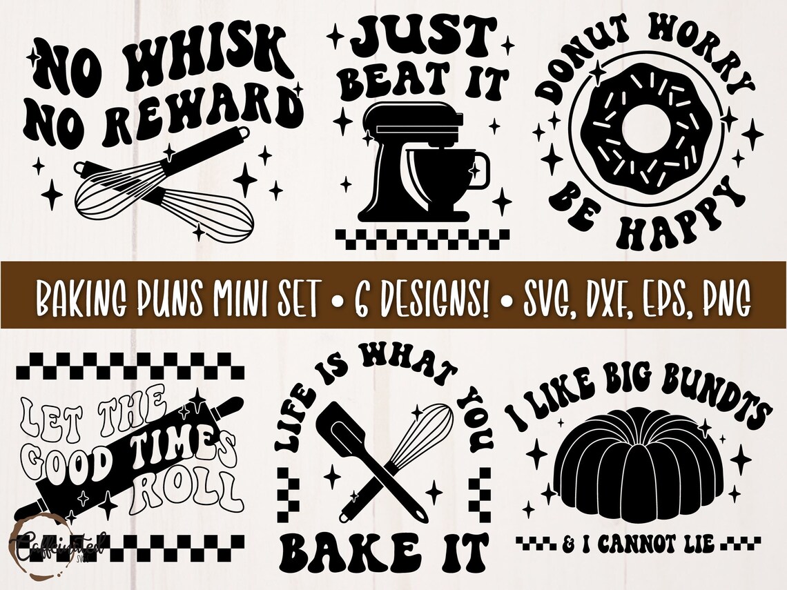 Baking SVG Bundle Kitchen Svg Bundle Funny Kitchen Svg - Etsy