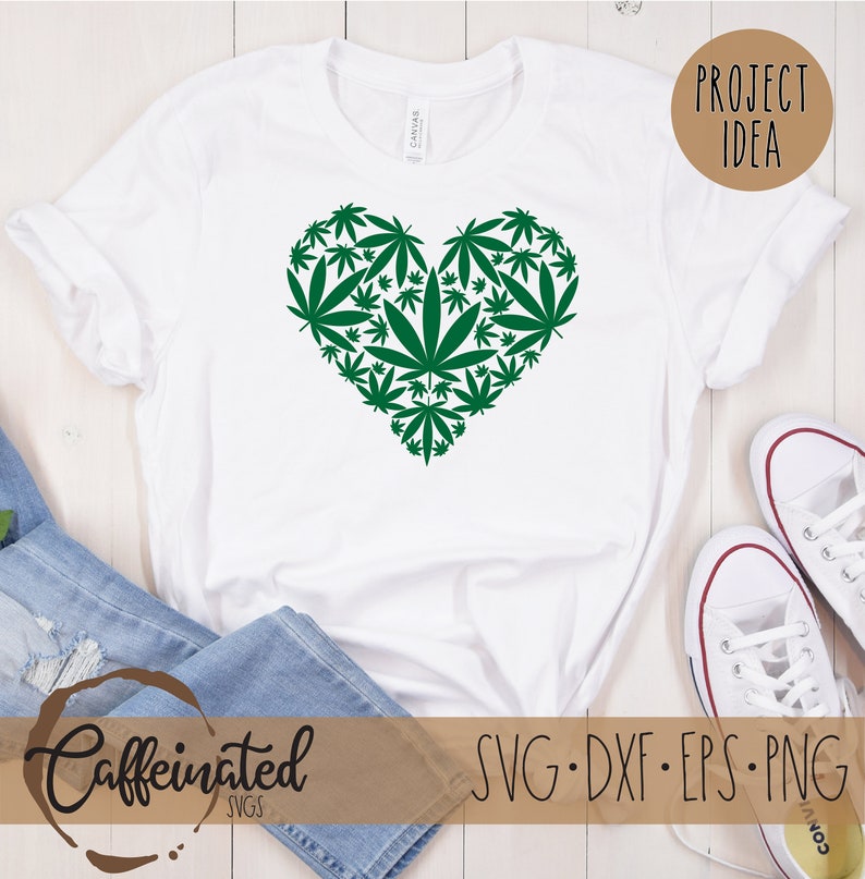 Weed Heart SVG Marijuana Svg Cannabis Svg Marijuana Leaf - Etsy