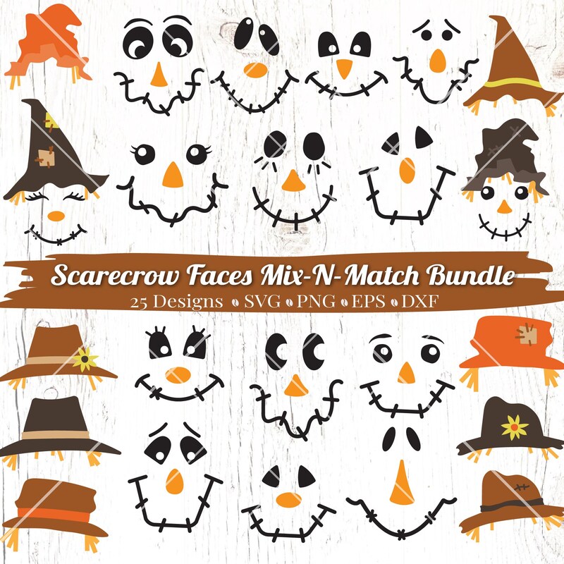 Scary Scarecrow Face Images - Etsy Canada
