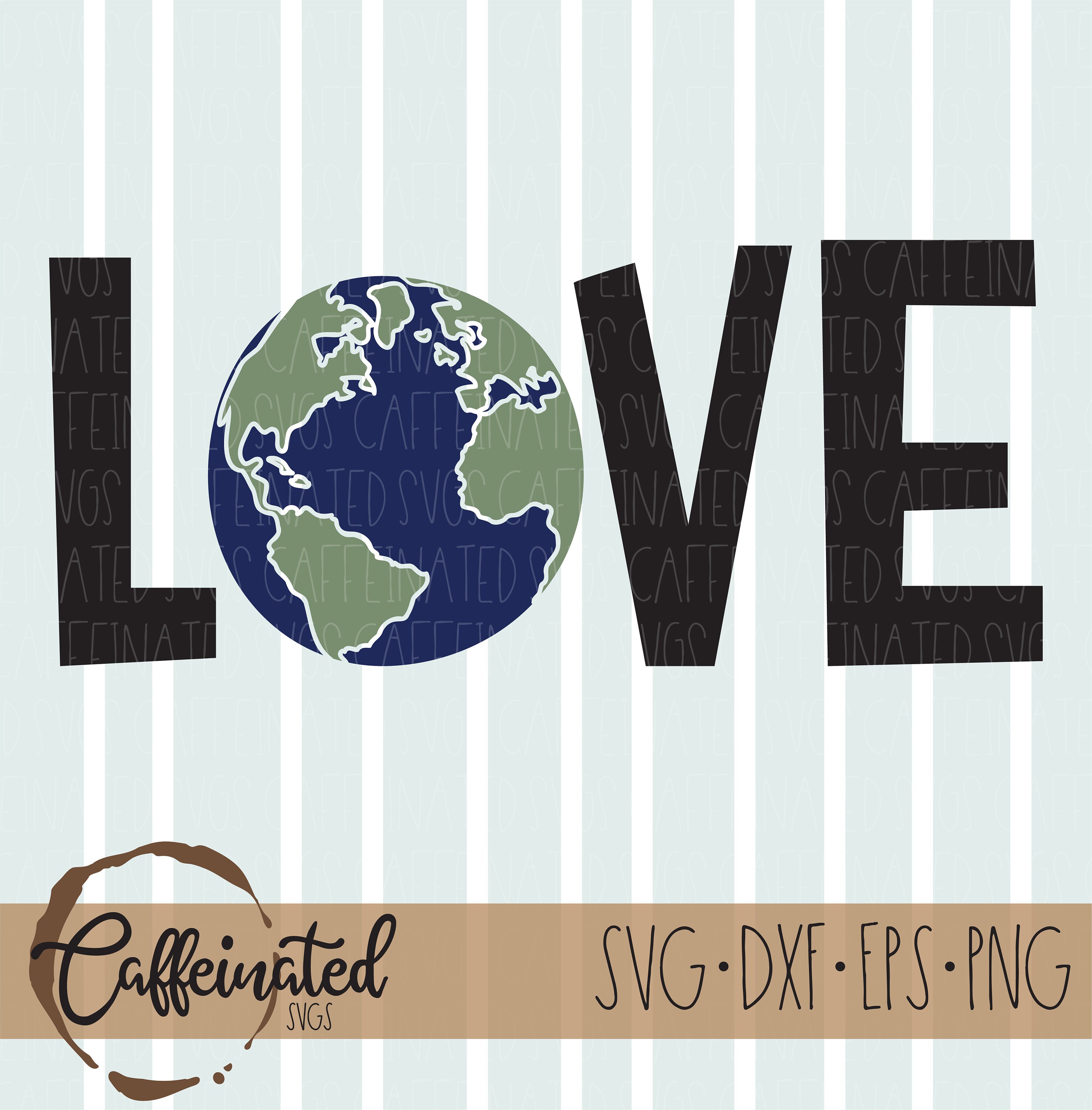 Día de la Tierra SVG Love Earth svg earth svg globe svg - Etsy España