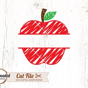 Apple Monogram SVG, Teacher Apple Monogram SVG, Apple Name Frame Svg ...