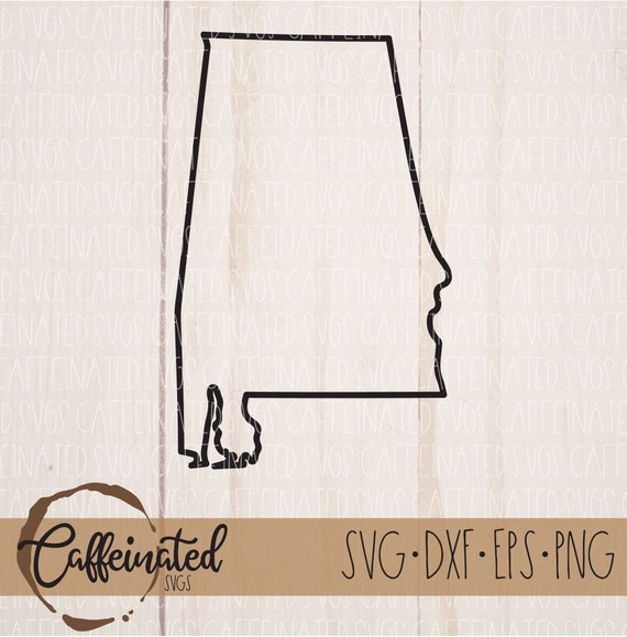 Alabama SVG Alabama State SVG Alabama Outline Svg | Etsy