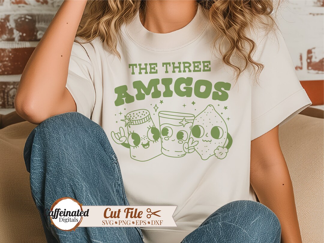 Three Amigos Svg, Cinco De Mayo Svg, Salt Tequila Lime Svg, Margarita ...