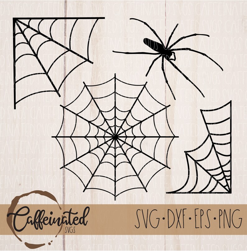 Spiderweb SVG Spider Svg Halloween SVG Cobwebs Svg - Etsy