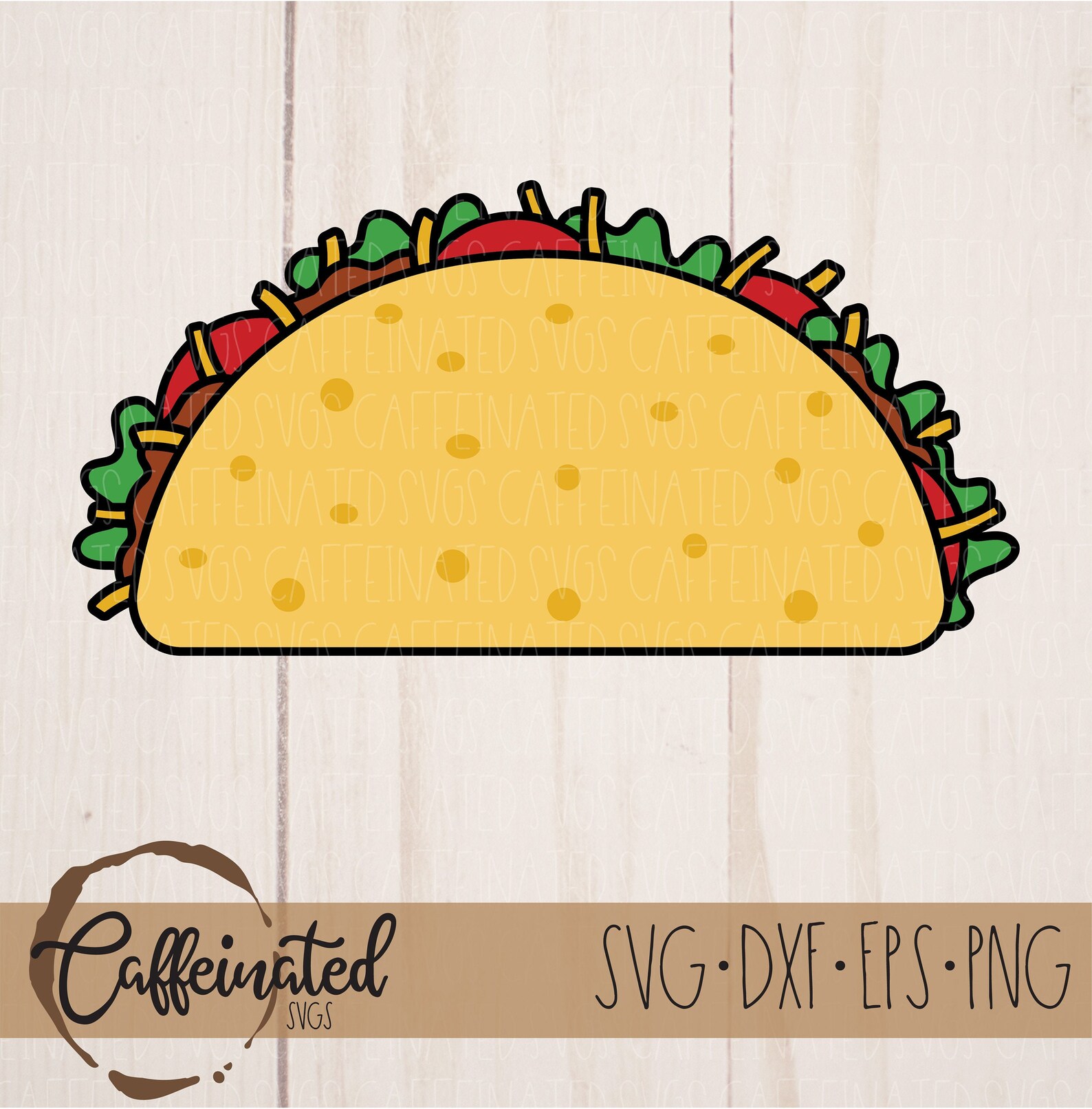 Taco SVG Taco Cut File Taco Clipart Mexican Food Svg Taco - Etsy Canada