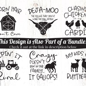 Highland Cow SVG, Deja Moo Svg, Farm Svg, Funny Farm Svg, Barn Quotes ...