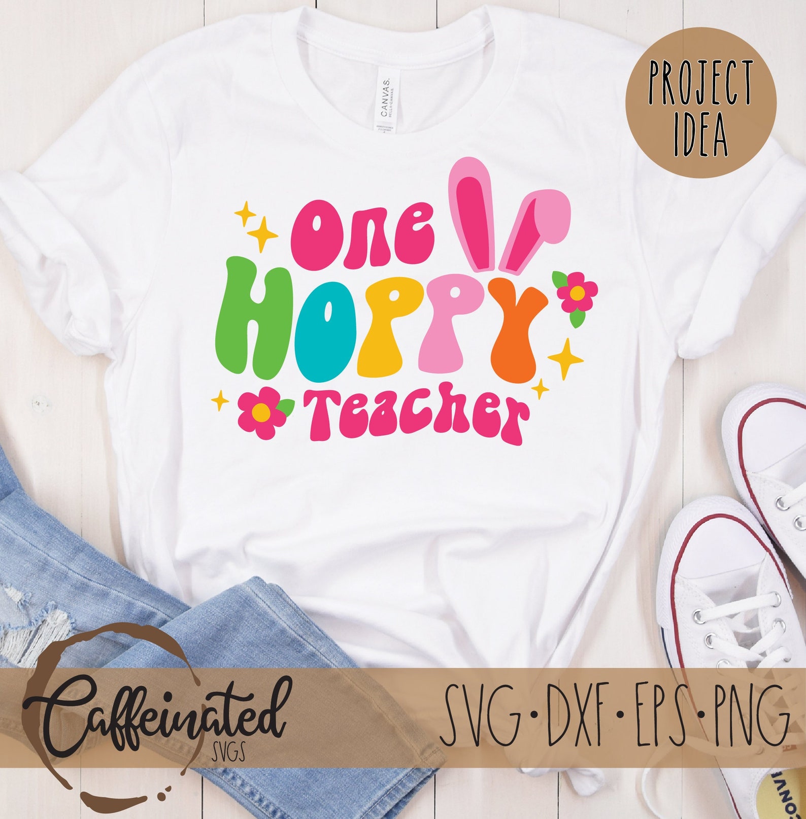 Hoppy Teacher SVG PNG, Teacher Bunny Svg, Teacher Easter Svg, Teacher ...