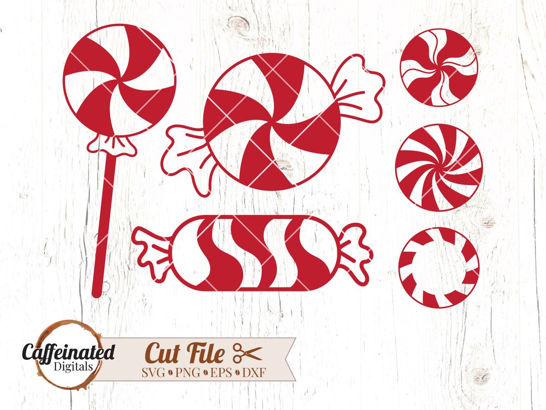 Peppermint Svg, Peppermint Candies SVG, Peppermint Swirl Svg, Candy ...