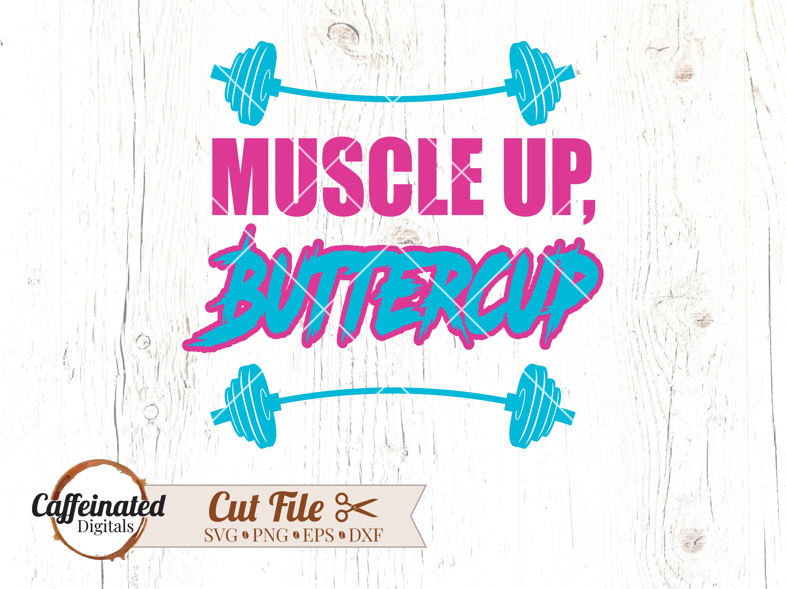 Workout Svg Muscle up Buttercup Svg Weightlifting Svg Funny - Etsy