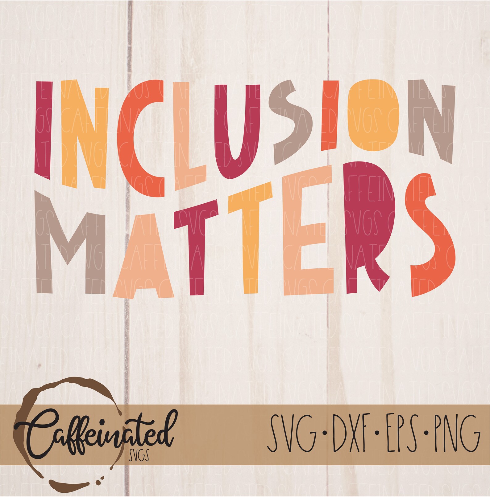 Inclusion Matters SVG Inclusion Svg Sped Svg Special - Etsy