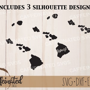 Hawaii SVG, Hawaii State SVG, Hawaii Outline Svg, Hawaii Silhouette Svg ...
