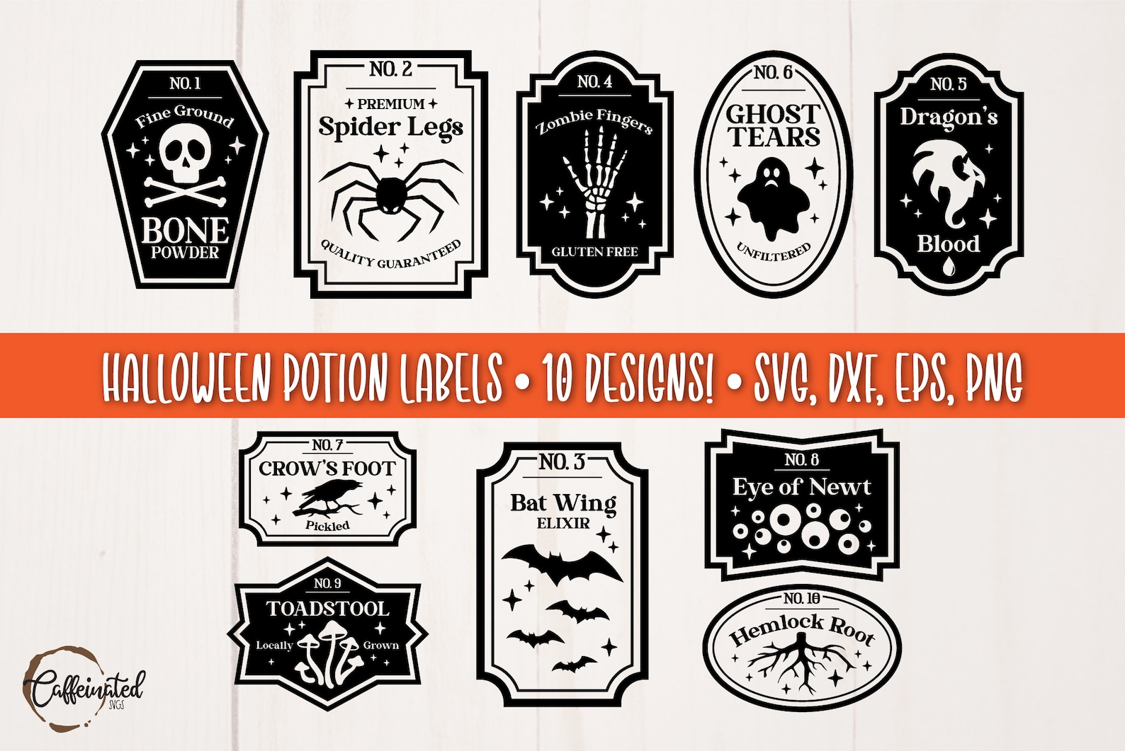 Halloween Potion Labels SVG Bundle Potions Bottles Svg - Etsy