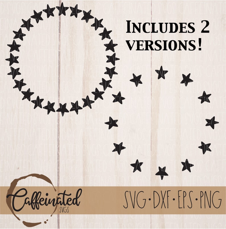 Star Monogram Svg Star Monogram Frame Svg Star Circle Svg - Etsy