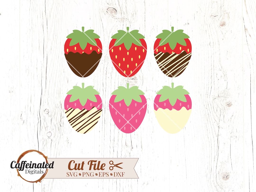 Strawberry SVG, Strawberry Clip Art, Strawberries Svg, Chocolate ...