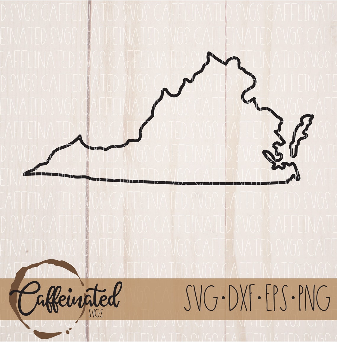 Virginia SVG Virginia State SVG Virginia Outline Svg - Etsy