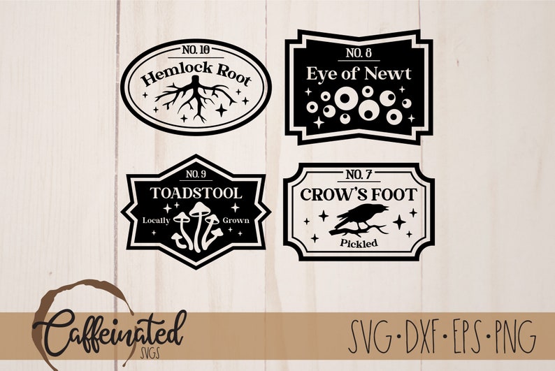 Halloween Potion Labels SVG Bundle, Potions Bottles Svg, Witches Brew ...