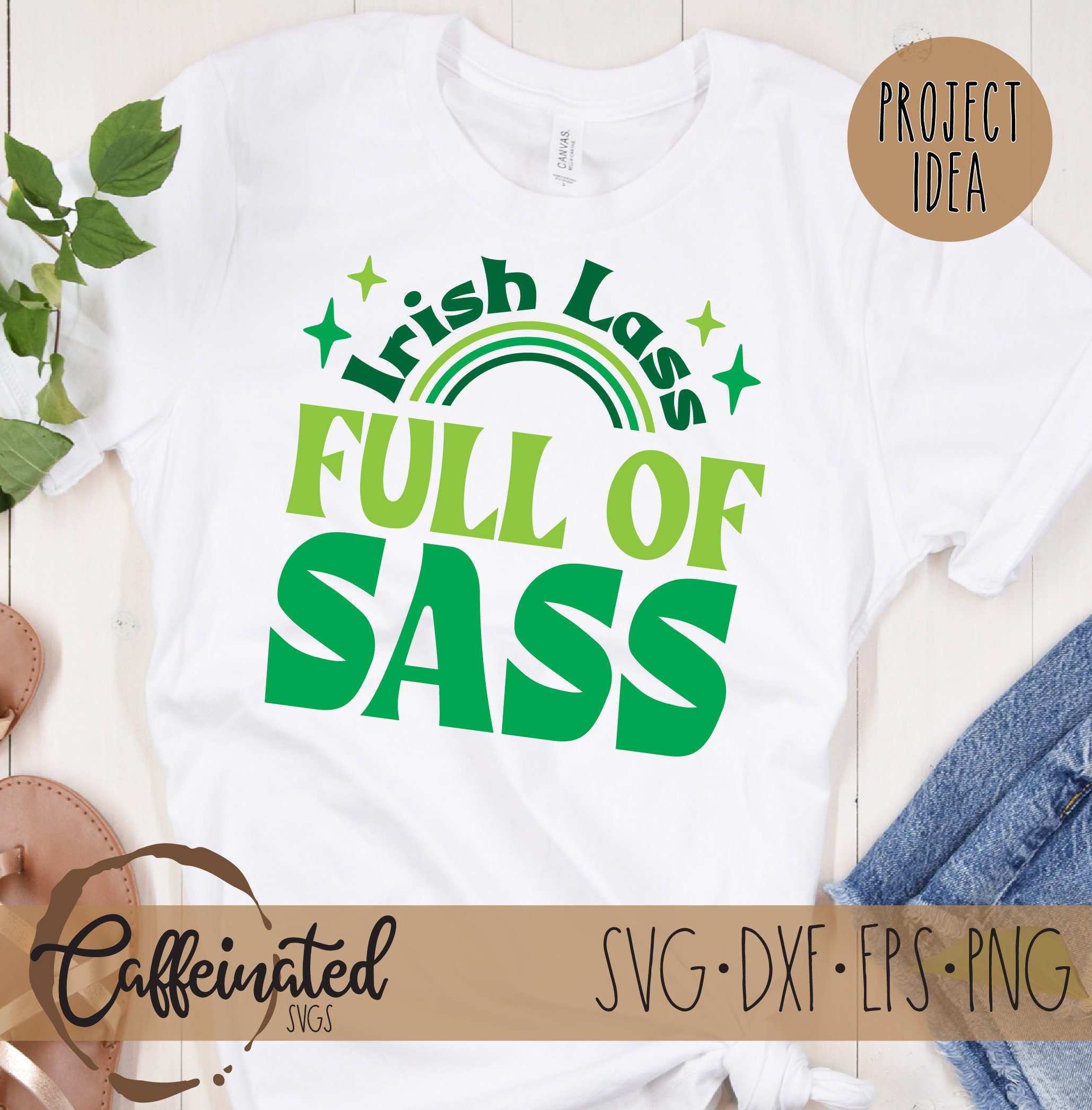 Irish Lass Full of Sass Svg Png St Patricks Day SVG Retro - Etsy