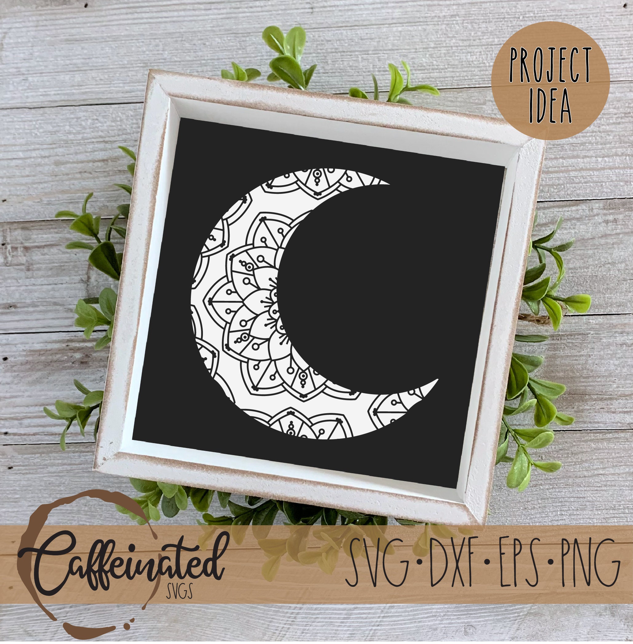 Mond SVG Mond SVG Mond svg Mandala svg zentangle svg mond - Etsy Schweiz