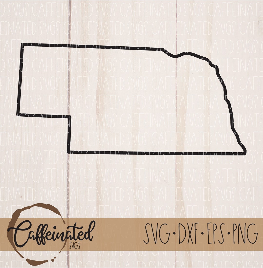 Nebraska SVG Nebraska State SVG Nebraska Outline Svg - Etsy