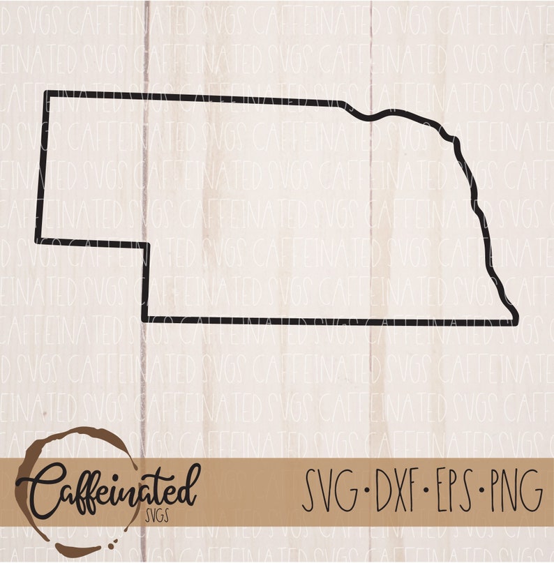 Nebraska SVG Nebraska State SVG Nebraska Outline Svg | Etsy